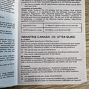 Quad Lock MAG Wireless Charging Head for Car and Desk Mounts and Quad Lock 360