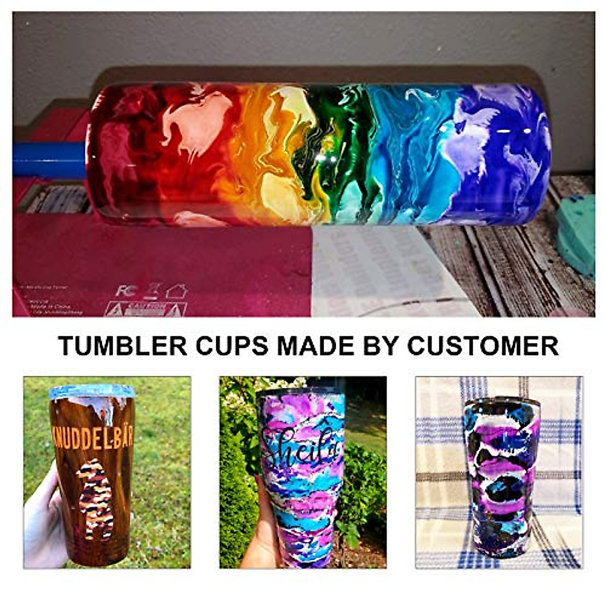 Alcohol Ink Set Epoxy Resin Dye- LET'S RESIN Vibrant Colors Alcohol Ink for Epoxy Resin, Concentrated Alcohol Based Resin Ink for Tumblers,Epoxy Resin Molds,Alcohol Inks Art (Each 0.35oz x 18 Bottle)