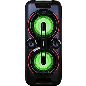 Toshiba TY-ASC60 Rechargeable Wireless Bluetooth Audio Streaming Party Speaker System