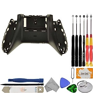Housing (Bottom) for Microsoft Xbox One Controller (Micro USB) (Black) with Tool Kit