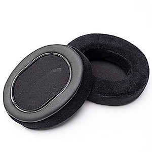 Voarmaks Super Large Ear Pads Extra Thick Foam Cushion Compatible with Skullcandy Crusher/Evo/Hesh 3 Headphone Comfortable Wearing Experience Cover Full Giant Ears Bass Booster (Velvet Ear Pads)