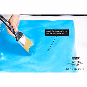 Liquitex BASICS Acrylic Paint, 118ml (4-oz) Tube, Transparent Yellow