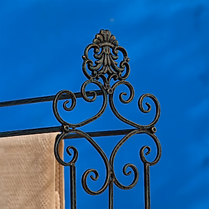 Standing Towel Rack for Bathroom,3-Tier Floor Freestanding Towel Racks with Storage Shelf,Antique Towel Holder Stand-21.75”×13”×38”