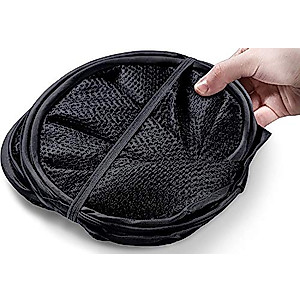 DYT Mesh Pop up Laundry Hamper, Collapsible Clothes Hampers, Easy to Carry with Portable Handles