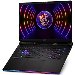 EXCaliberPC 2023 MSI Raider GE78 HX 13VH-080US (i9-13980HX, 64GB RAM, 2TB NVMe SSD, RTX 4080 12GB, 17" QHD+ 240Hz, Windows 11 Pro) Gaming Laptop