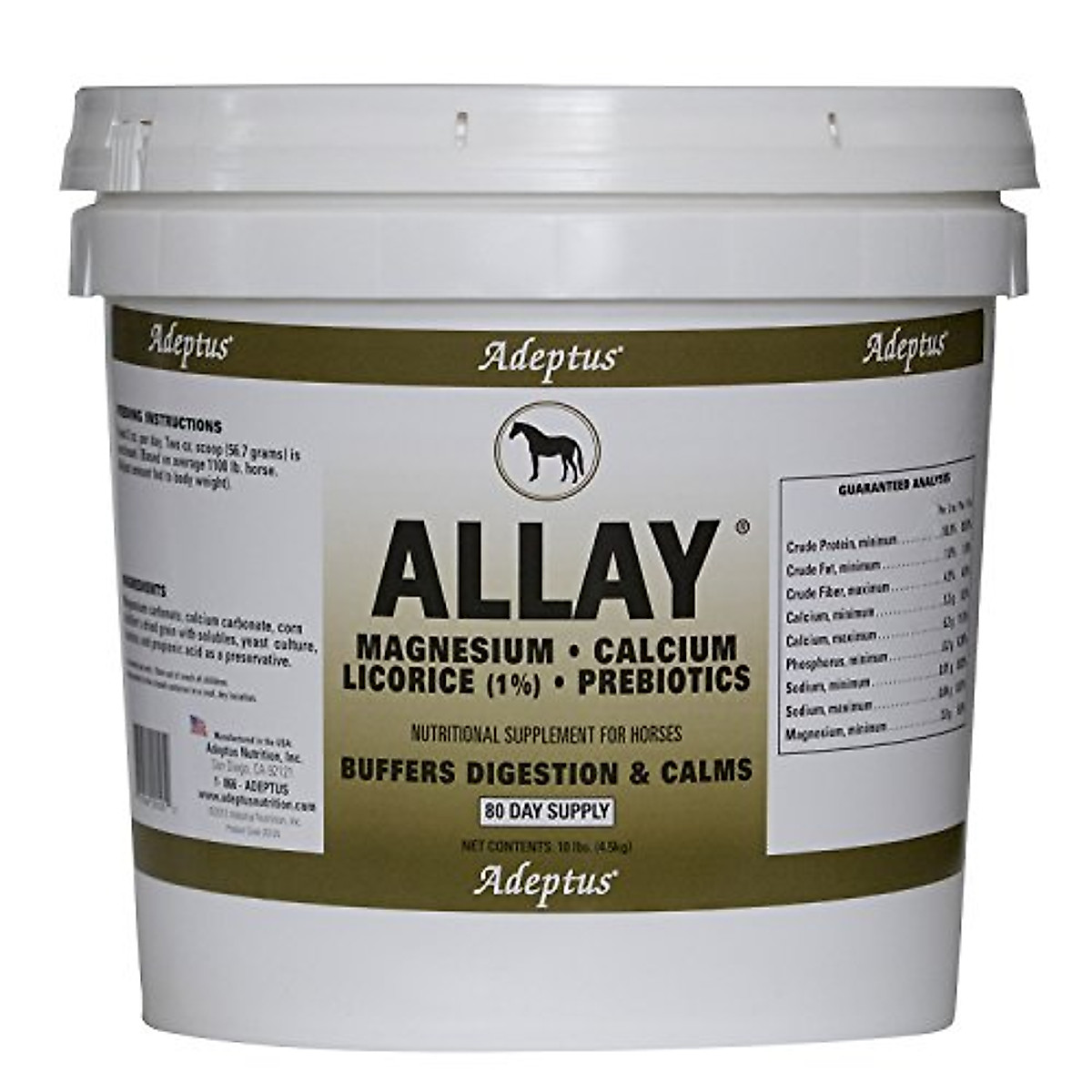 Adeptus Nutrition Allay EQ Joint Supplements, 10 lb./10 x 10 x 10
