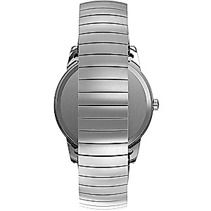 Timex T2H451 Easy Reader 35mm Silver-Tone Stainless Steel Expansion Band Watch
