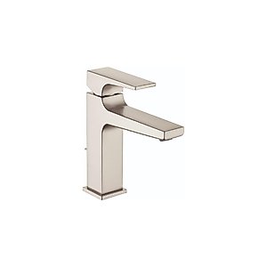 hansgrohe Metropol Modern Low Flow Water Saving 1-Handle 1 7-inch Tall Bathroom Sink Faucet in Brushed Nickel, 32506821