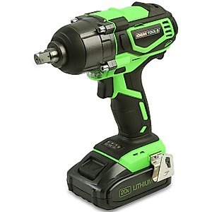 OEMTOOLS 24486 1/2" Impact Wrench, 20V Brushless Cordless Impact, Cordless Impact Wrench 300 Ft/Lb Torque, Variable Speed, 1/2 Impact for Lug Nuts and High-Torque Applications