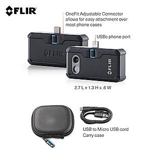 FLIR outdoor ONE Pro Thermal Imaging Camera 1080p for Android micro USB, Professional Grade Thermal Camera for Smartphones, with VividIR and MSX Image Enhancement Technology