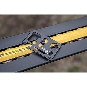 The Original Credit Card Survival Tool - 11 Essential Tools in 1 - Utility Key Multitool