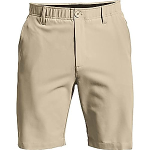 Under Armour Men's Drive Shorts , Khaki Base (289)/Pitch Gray , 34