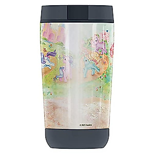 THERMOS My Little Pony Retro Classic Ponies GUARDIAN COLLECTION Stainless Steel Travel Tumbler, Vacuum insulated & Double Wall, 12 oz.