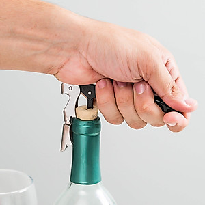 Oenophilia Duo-Lever Professional Waiters Corkscrew - Hunter Green