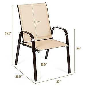 Office Chair Gaming Chair Computer Chair 2 Pieces Patio Chairs Outdoor Dining Chairs Garden Terrace Yard with armrests