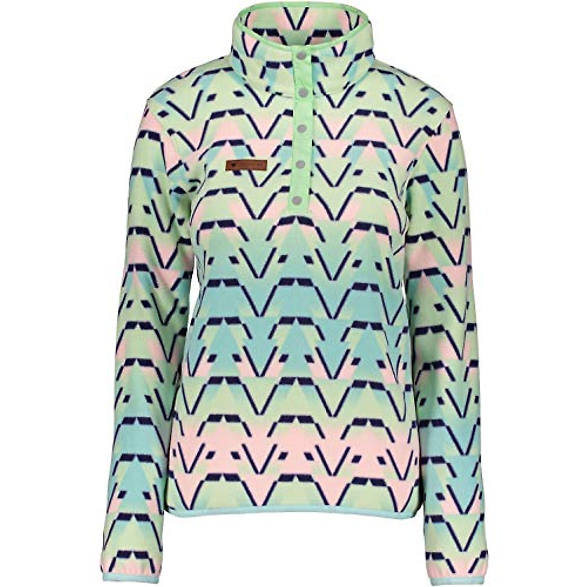 Obermeyer Womens W Boulder Fleece, Hazy Daze, Small