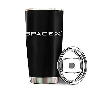 Spacex Logo Stainless Steel Tumbler 20oz & 30oz Travel Mug