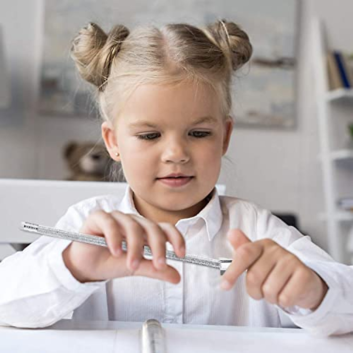 Outus Glitter Colored Pencils with Eraser Wood Colorful Pencils and Pencil Sharpeners for Kids Writing Painting(34 Pieces)