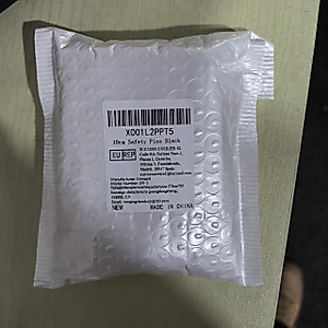 Urmspst Safety Pins (2022 New), 4" Large Safety Pins Pack of 15 for Clothes Leather Canvas Blankets Crafts Skirts Kilts, Extra Large Safety Pin Heavy Duty Safety Pins (Black)