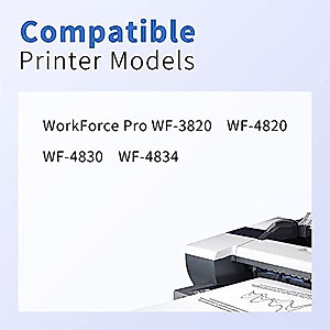 MYCARTRIDGE SUPRINT 822XL Black Ink Cartridge Combo Pack Remanufactured Ink Cartridge Replacement for EPSON 822XL 822 XL T822 T822XL for Workforce Pro WF-3820 WF-4833 WF-4830 WF-4820 Printer 822XL