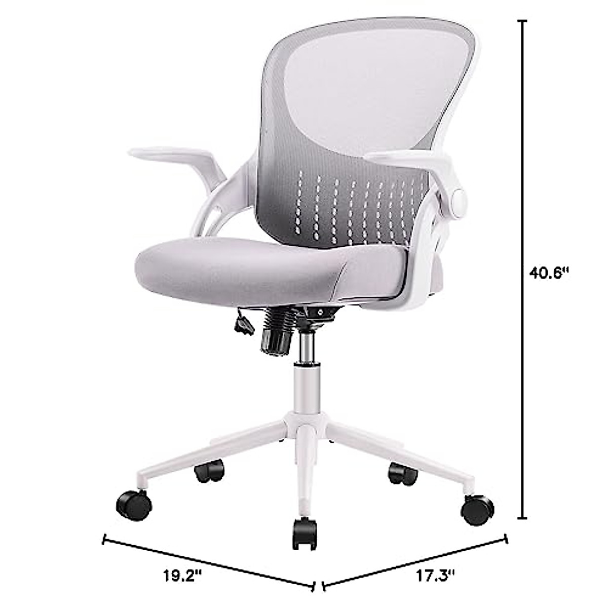 Sweetcrispy Office Chair, Ergonomic Office Desk Chairs Breathable Mesh Back Lumbar Support Computer Chair