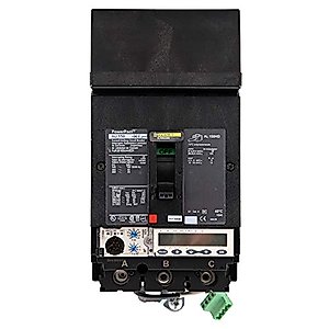 Square D HJA36100U44XEH PowerPact Circuit Breaker, HJ-150, 3-Pole, 100A, 600V