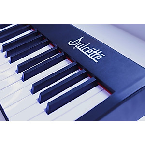 Dulcette DC11 88-Key Portable Piano Keyboard | Built-In Speakers | Semi-Weighted Keys | Sustain Pedal MIDI/USB | Electric Keyboard Piano 88-Keys | Music Stand | FREE CARRYING BAG