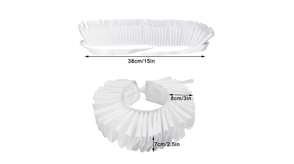 Stylish Elizabethan Ruffle Collar for Costume Events