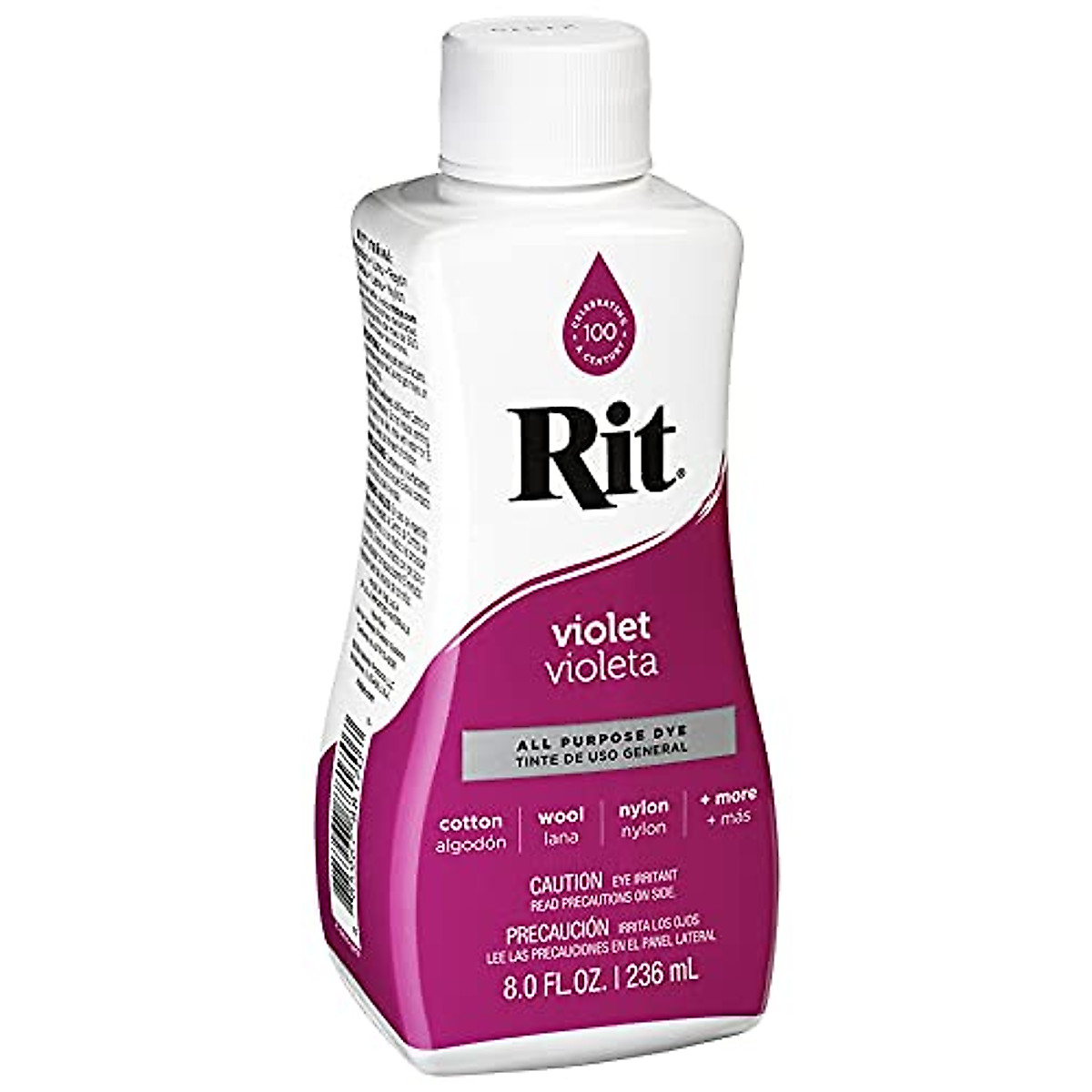 Rit All-Purpose Liquid Dye for Cotton, Linen, Rayon, Silk, Wool, Nylon, Wood and More