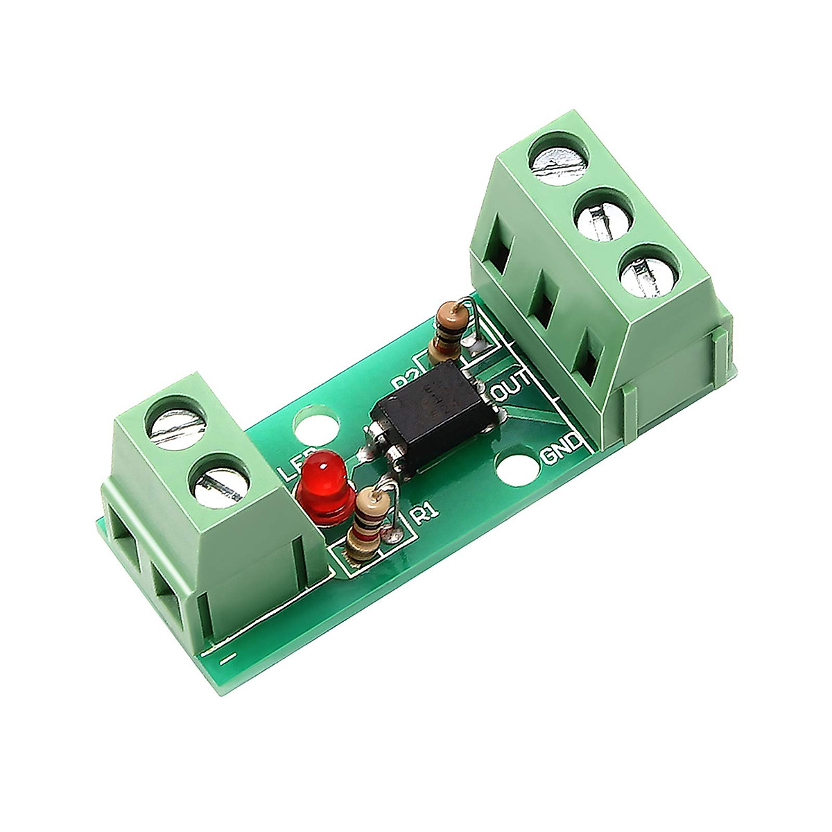 DONGKER Optical Isolator Module,12V Photoelectric Optoisolator PNP NPN Signal Converter PC817 Optocoupler Optoisolator