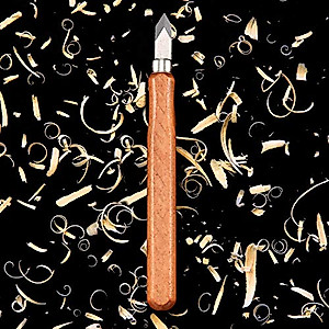 Marking Knife Woodworking Marking Knife Thin Blade Dual Double Bevel Striking Knife Hardened Mn-V Steel Heat Treated Striking Marking Knife (2 Pieces)