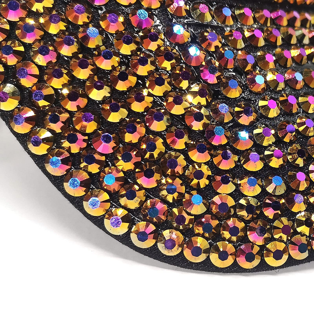 Bling Baseball Cap for Women with Full Diamond Design Adjustable Ladies Baseball Travel Cap (Gold-Pink)