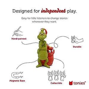 Tonies The Grinch Audio Play Character from How The Grinch Stole Christmas by Dr. Seuss