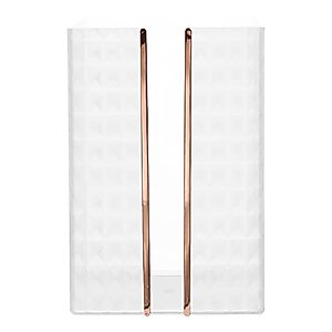 Zerodeko Wall Mount Paper Towel Dispenser Transparent Folded Paper Towel Holder Hand Towel Guest Towel Napkin Holder Box for Bathroom Toilet Kitchen