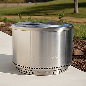 Solo Stove Yukon 27" Lid 304 Stainless Steel Yukon Fire Pit Accessories for Outdoor Fire Pits and Camping Accessories