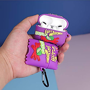 Oqplog for Airpod Pro 2019/Pro 2 Gen 2022 Case - Taki Biscuit, Food Cute 3D Cartoon Funny Kawaii for Airpods Pro Soft Silicone Cover Fashion Cool Fun Air Pods Pro Cases for Girls Women Boys Girly Teen