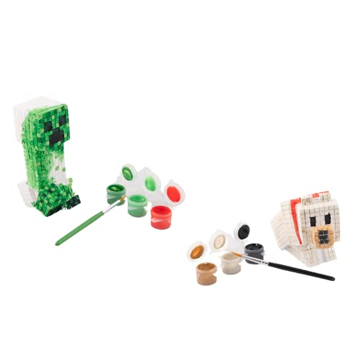 Innovative Designs Minecraft Paint Your Own Figurines Arts and Crafts Set for Boys Girls