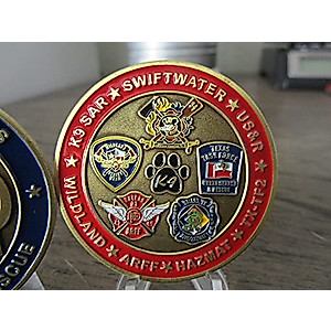 Dallas Fire Department Special Operations k9 Hazmat Swiftwater WildlandChallenge Coin