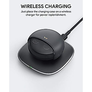 Aipower T18NC Active Noise Cancelling True Wireless Earbuds Bluetooth 5.0, in-Ear Headphones with Charging Case and Touch Control, 24H Playtime, Hi-Fi Sound Quality