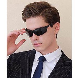 FAGUMA Polarized Sports Sunglasses For Men Cycling Driving Fishing 100% UV Protection