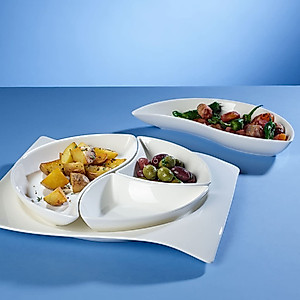 Villeroy & Boch New Wave Move 2 (Triangle Shape), 5.5 x 6 in, White, 1 Count (Pack of 1)