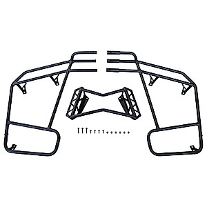 LDETXY Rear Steel Rack Extender for Sportsman 2017-2023, Rear Cargo Storage Extender Cargo Box Rack Rear Storage Bin Rack for 2017-2023 Polaris Sportsman 850 / XP 1000 Accessories (Replace #2883258)