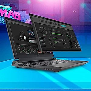 Dell G15 5530 Gaming Laptop - 15.6-inch FHD (1920x1080) 165Hz Display, Core i7-13650HX, 16GB DDR5 RAM, 512GB SSD, NVIDIA GeForce RTX 4050, Intel Wi-Fi 6, Windows 11 Home - Dark Shadow Gray,Black