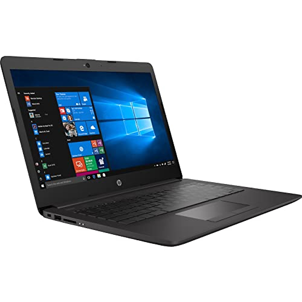 HP 240 G7 14" Business Laptop Computer, Intel Celeron N4020 Processor, 4GB DDR4 RAM, 128GB SSD, 802.11AC WiFi, Bluetooth 4.2, Webcam, Black, Windows 10 Pro, BROAG 64GB Flash Drive