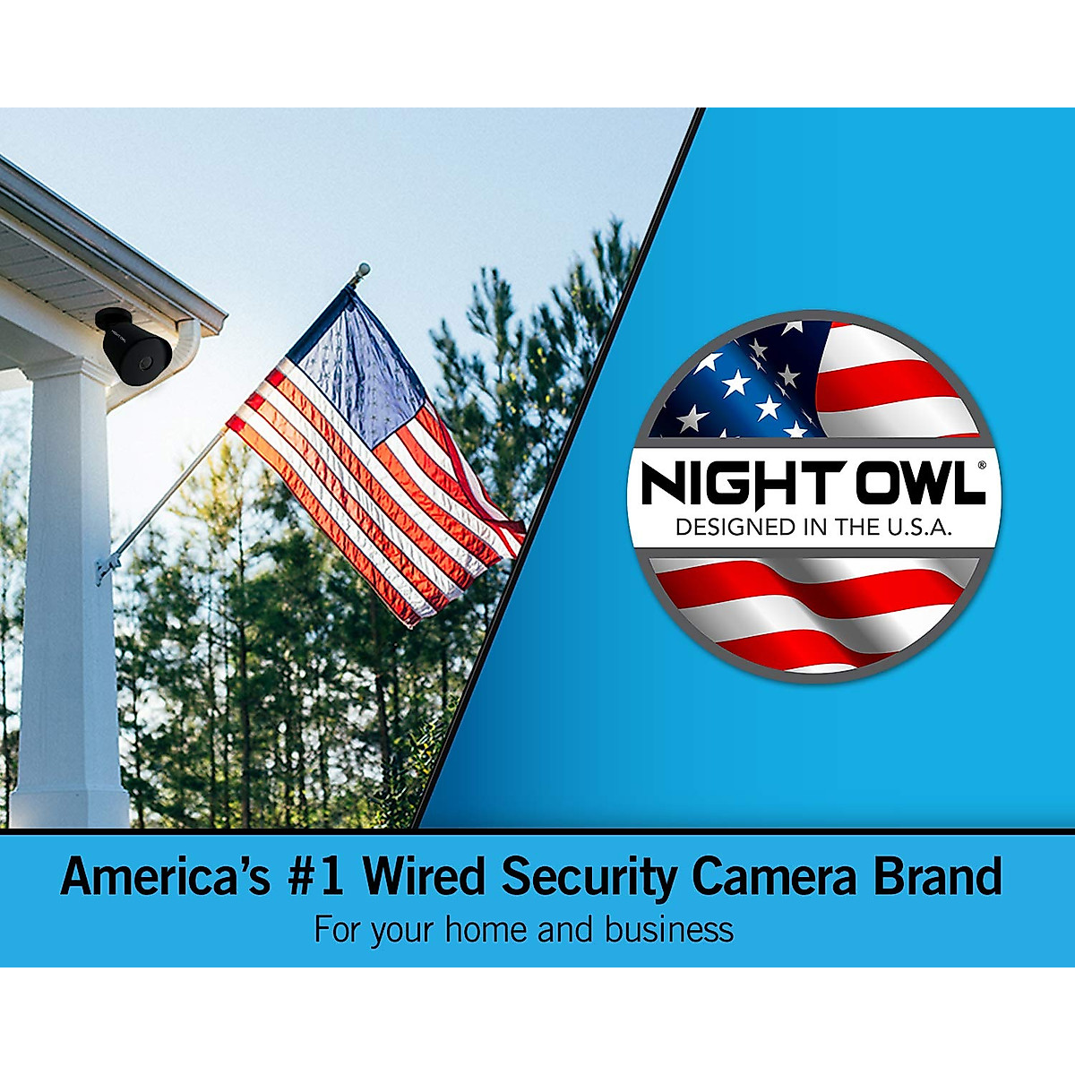 Night Owl 1080p HD Wired Indoor/Outdoor Add-On Cameras, 100 ft. of Night Vision, Wide Viewing Angle and Color Night Vision (2-Pack)