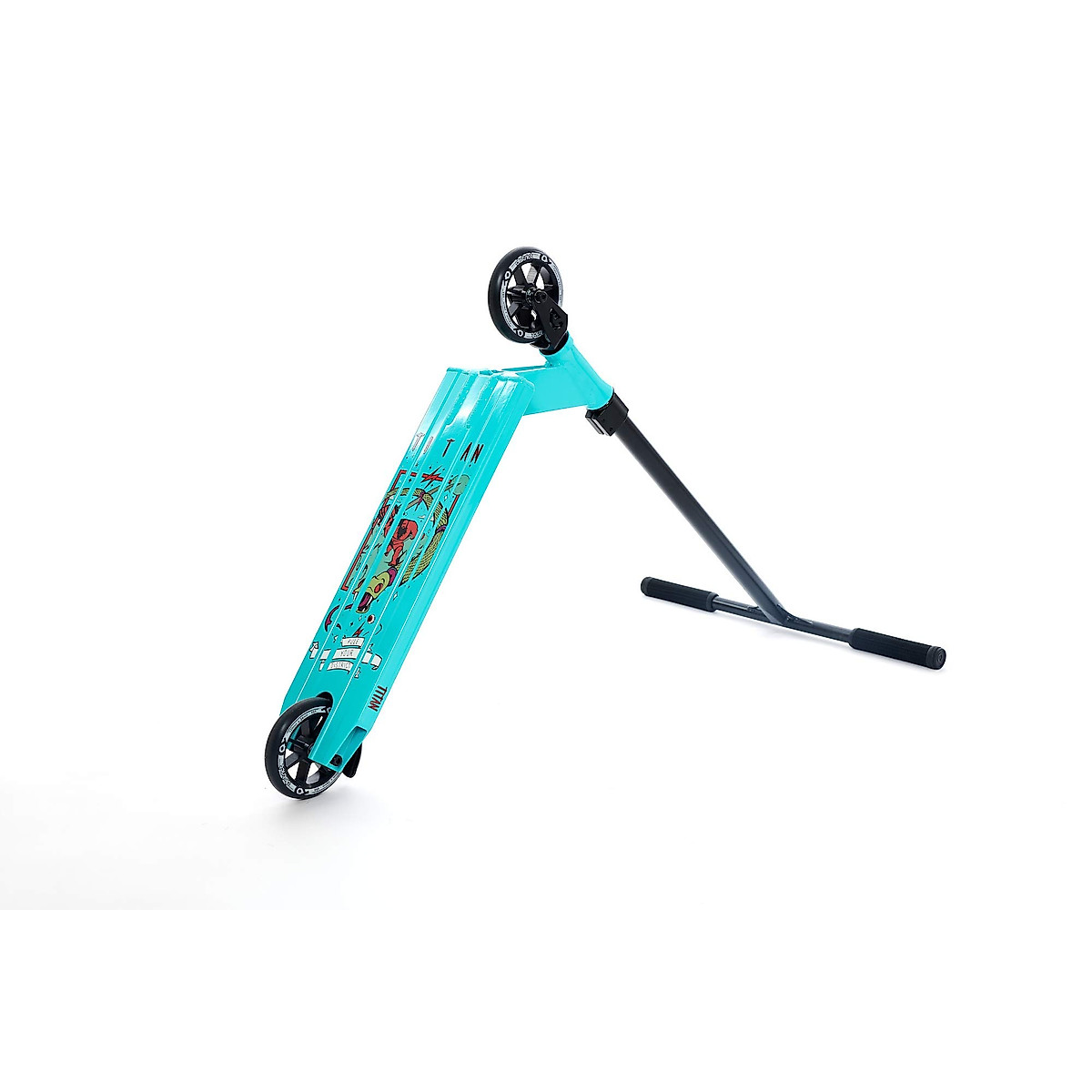 District Pro Scooters Titan Complete Stunt Street Scooter - Intermediate and Beginner Freestyle Scooter for Kids, Teens, and Adults of Any Age