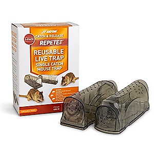 JT Eaton 400-M Repete Live Catch Mouse Traps, Humane No Kill Rodent Control
