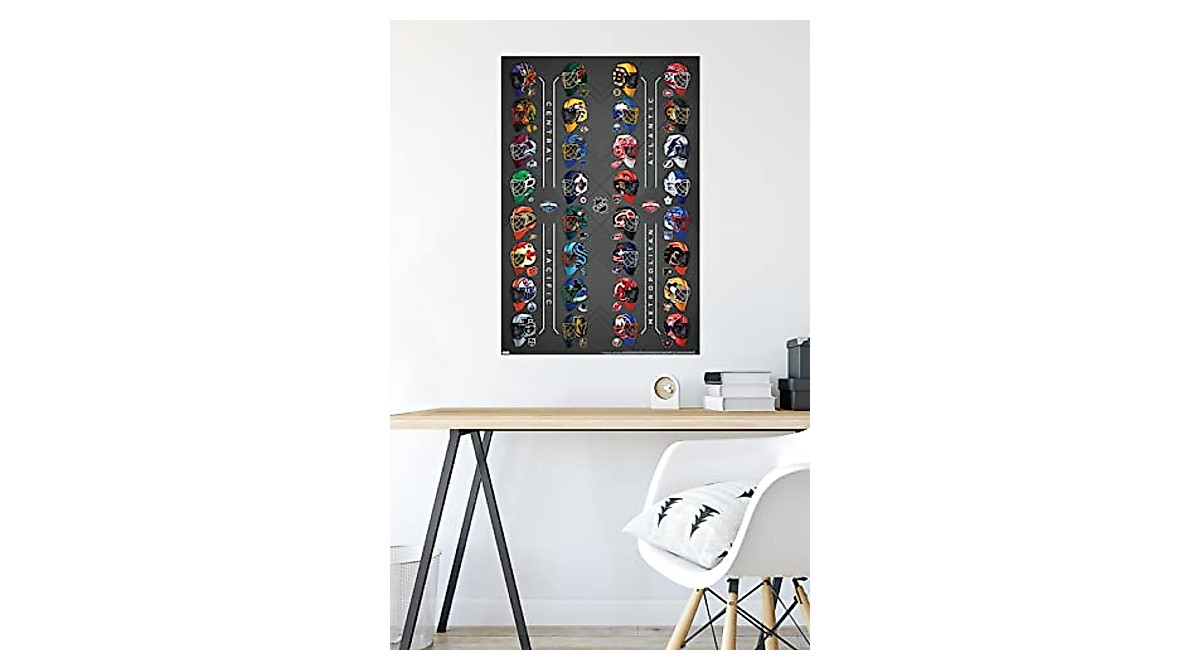 NHL Wall Poster - Vibrant 22.375x34 Unframed Official NHL Art