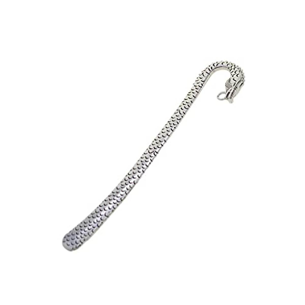 freneci 10x Metal Vintage Dragon Bookmarks with Hole Office Stationery Silver