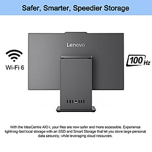 Lenovo IdeaCentre I Gen 9 Daily All-in-One, 23.8" FHD 1920 * 1080 Touchscreen 100Hz, i5-13420H, 16GB DDR5, 2TB SSD, Wi-Fi 6, Windows 11 Pro, Grey